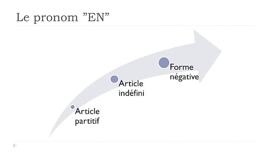 Learn French - Unit 6 - Lesson O - Le pronom complément EN
