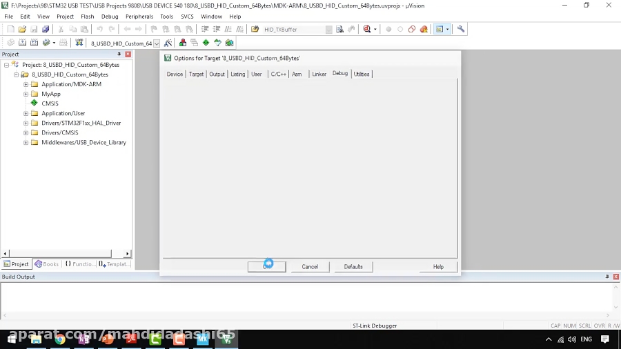 آموزش پیاده سازی ارتباط USB توسط STM32 (ویدئوی 16 :USB Device HID ...