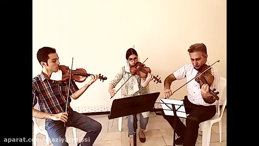 trio for two violin and viola composed by amir fathi