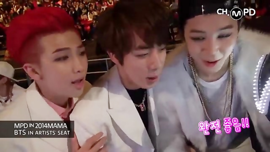 BTS in Artists's seat