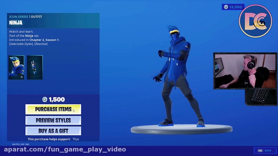 ninja fortnite stream