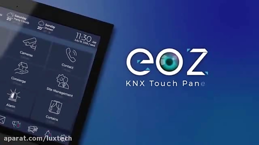 KNX TOUCH PANEL (EOZ)I LUXUS-LUX-TECH
