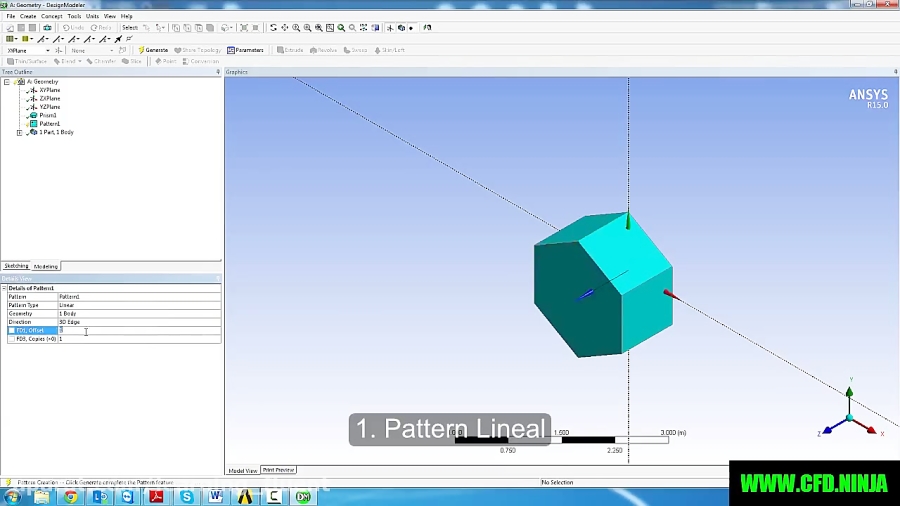 آموزش دیزاین مدلر - DesignModeler - بخش 5