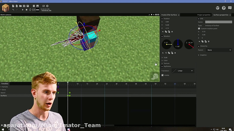 Blood effect--Mine Imator tutorial
