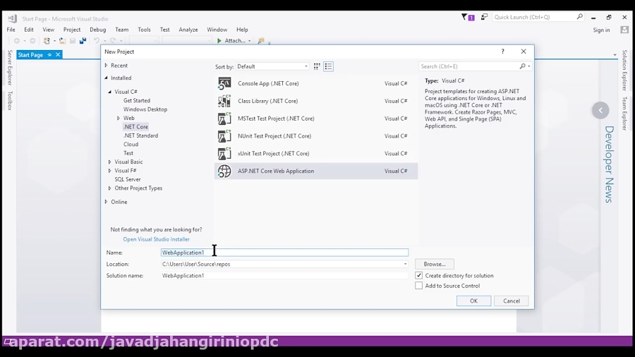 003-Creating-asp-net-core-web-application
