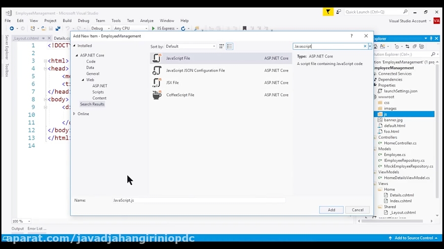 029-Sections-in-layout-page-in-ASP-NET-Core-MVC
