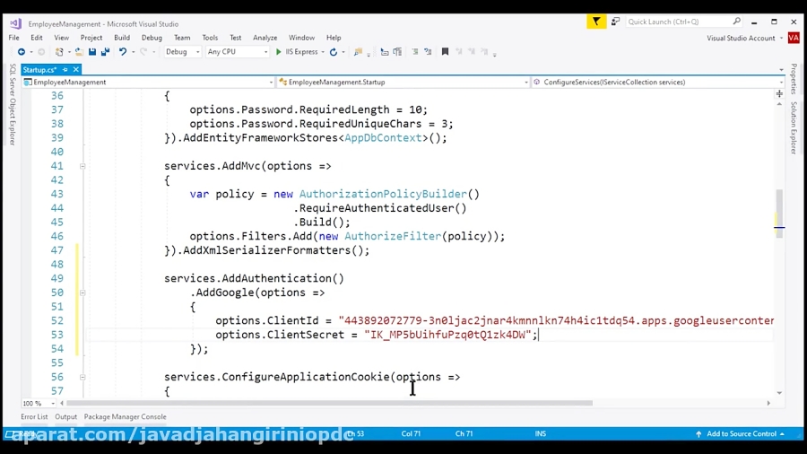 106-ASP-NET-Core-google-authentication-setting-up-the-UI