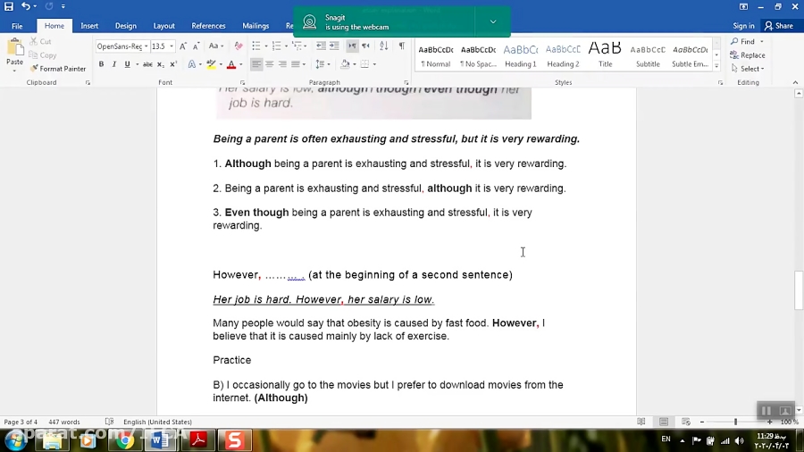 writing intermediate