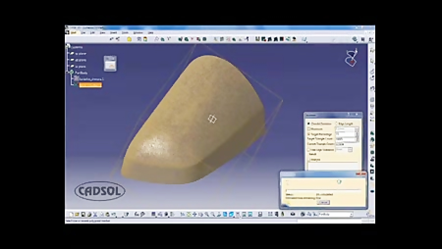 آموزش ویرایش ابر و مش کتیا-Catia Digitized Shape Editor