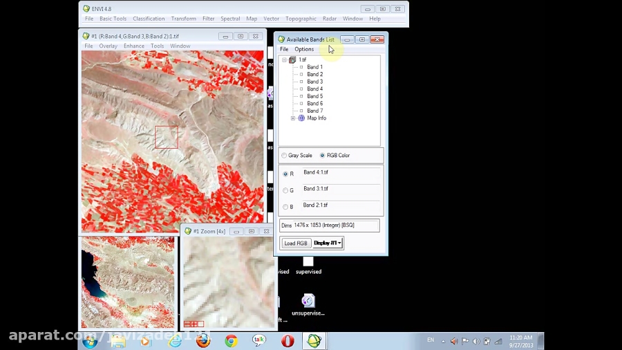 آموزش نرم افزار ENVI- موسسه چشم انداز-مهندس پاکزاد-قسمت بیست و هشتم