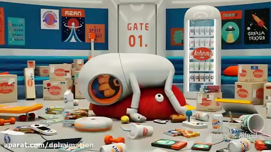 انیمیشن کوتاه Johnny Express