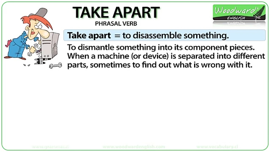 TAKE-APART-Phrasal-Verb-Meaning-Examples
