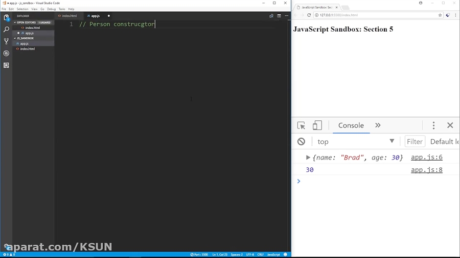 43 جاوا اسکریپت مدرن مبتدی پیشرفته Javascript