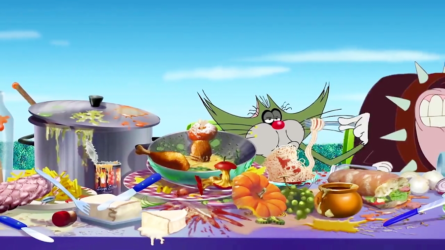 کارتون اوگی و سوسک ها بخار شده