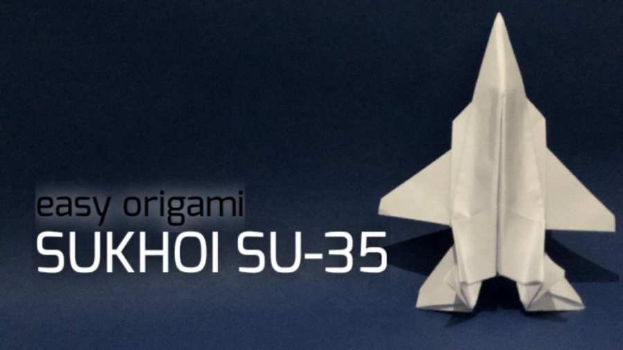 جنگنده سوخو ۳۵ (اوریگامی) sukhoi su-35 origami