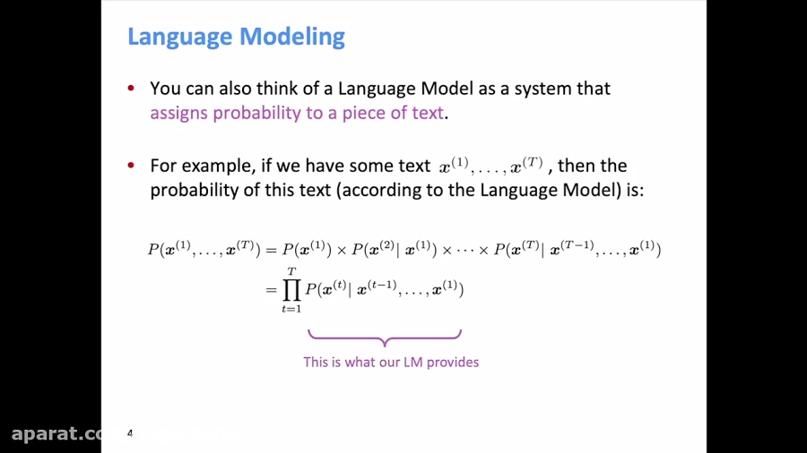 Lecture 6 – Language Models and RNNs