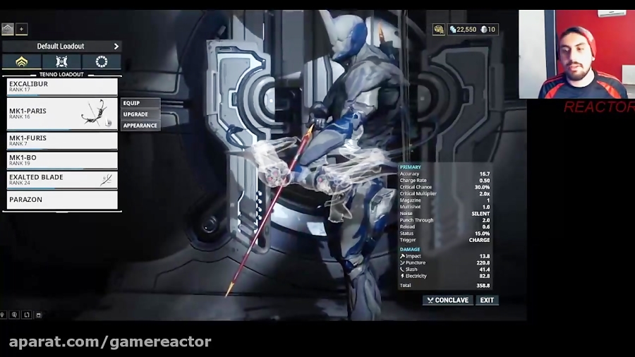 warframe with reactor