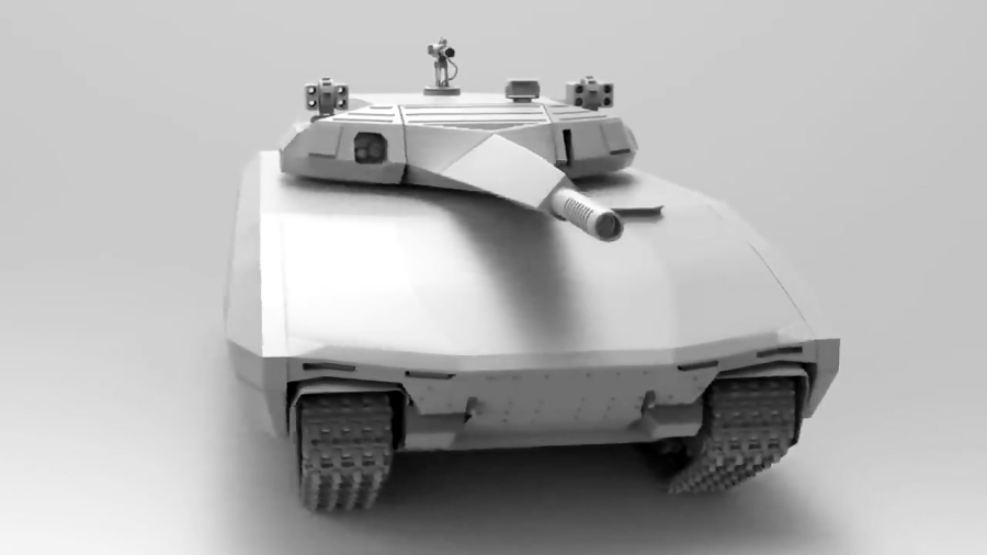 PL-01 Prototype concept tank - POLISH STEALTH TANK