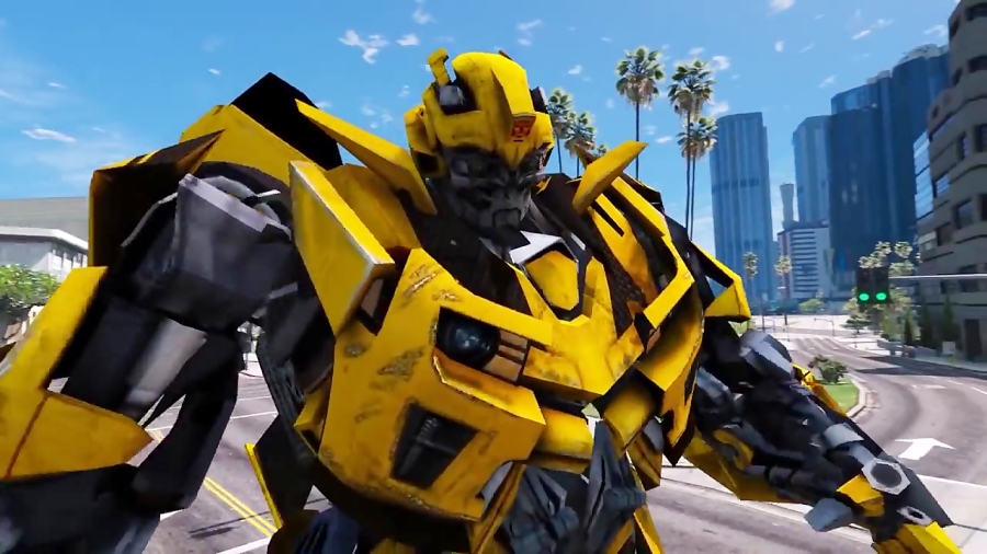 نبرد ابر قهرمانان - مبارزه بین : THE HULK VS BUMBLEBEE (Transformers ...