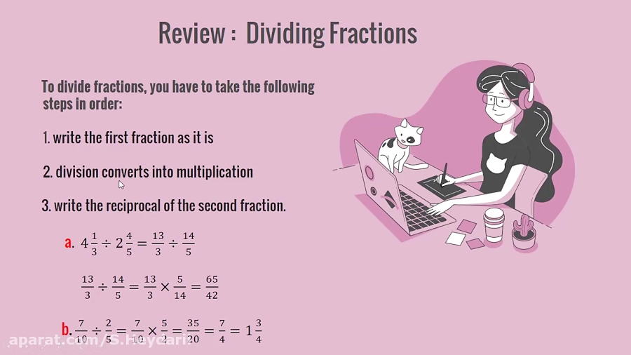 Math Grade 6, Evaluating Algebraic Expressions with fractions
