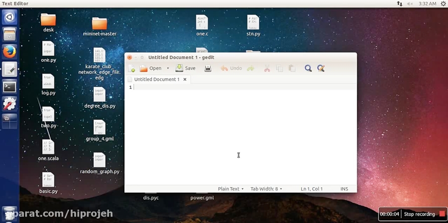 How to run first tcl script in NS2