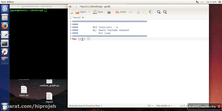 Understanding Use of For Loop in TCL Programming - NS2