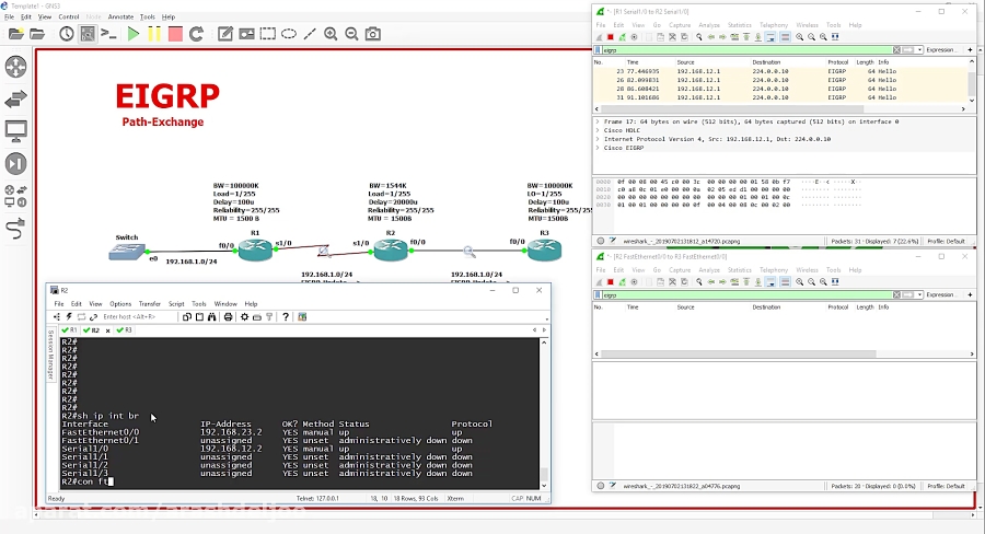 Demo 3 CCNP Route-EIGRP-PATH-EXCHANGE-2