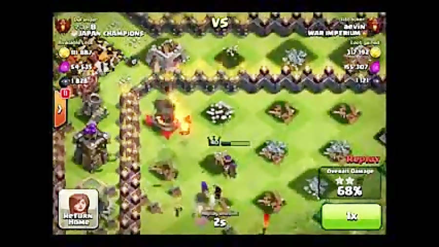 Clash of Clans - High Level Champions League Attack Str