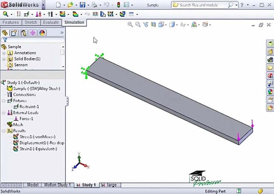 7.Large Displacement Analysis - 1.Large Displacement Ov