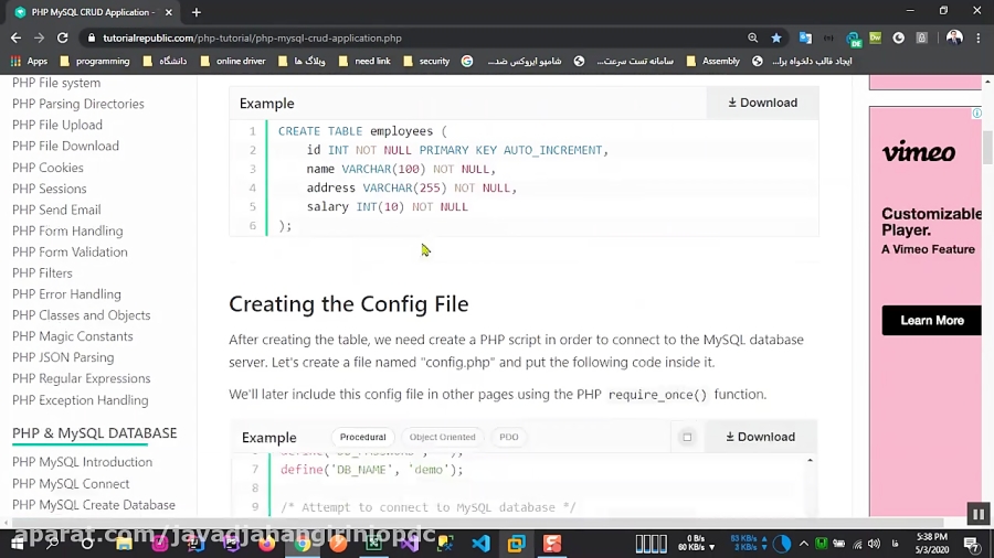 65-PHP MySQL CRUD Application - index