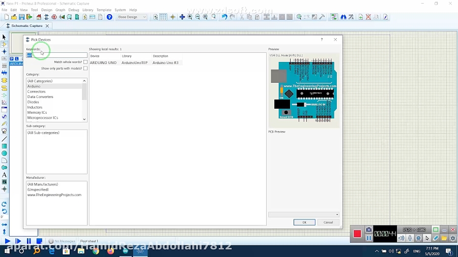 Arduino and Proteus Digital input serial
