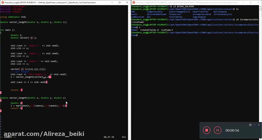 Introductory C for OpenFoam Users 8 - Arrays and Vectors part ii