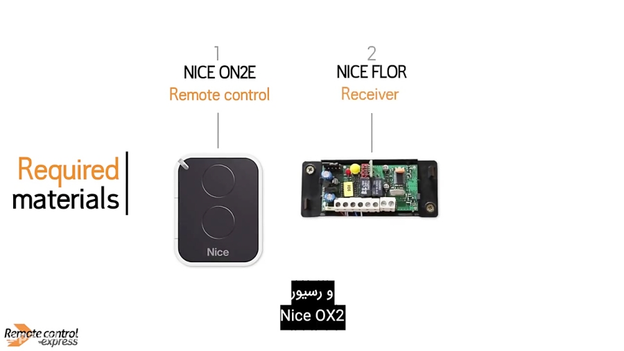 آموزش کپی کردن ریموت نایس NICE مدل ON2E