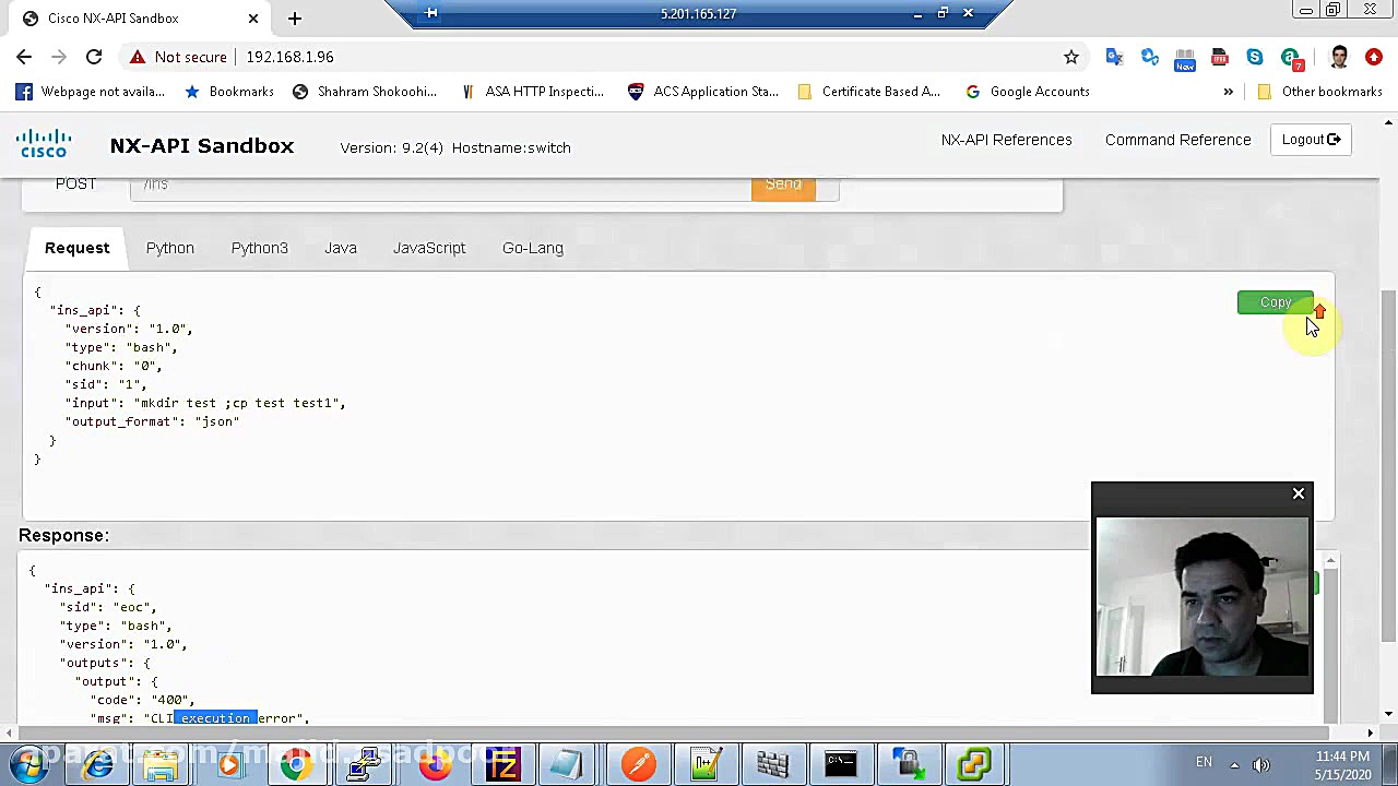 معرفی nx-api در سوییچ های نکسوس با سیستم عامل nx-os