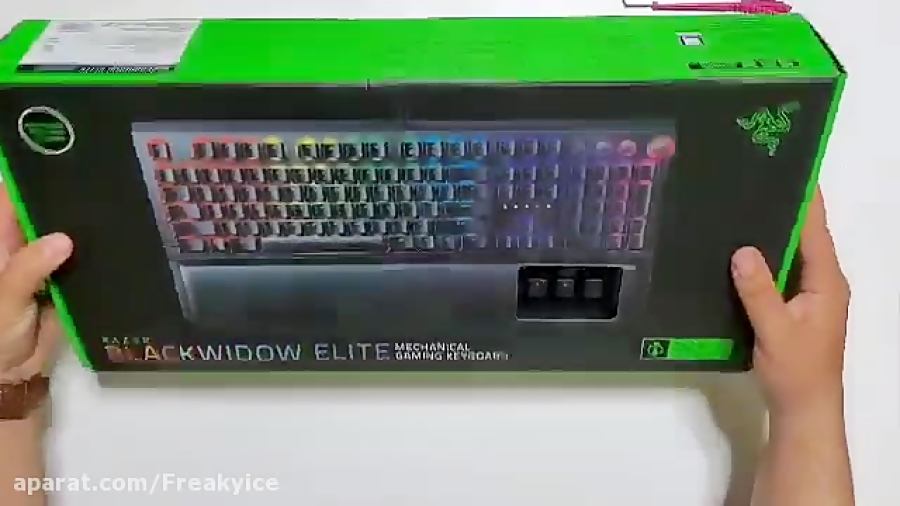 unboxing keyboard razer blackwidow Part 2