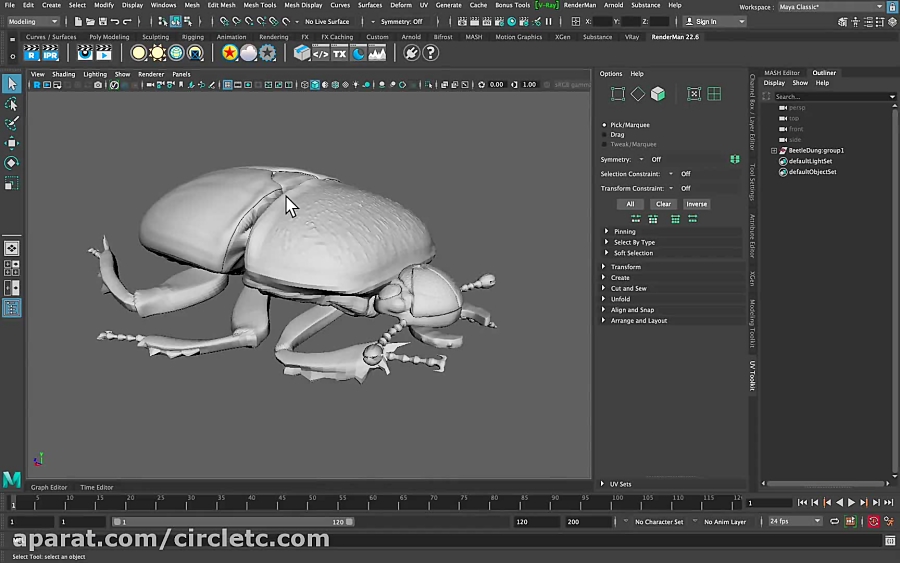 Maya Block 003 Texturing : Exercise