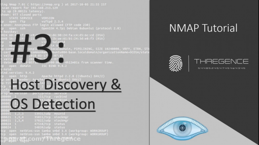 NMAP Tutorial: Host Discovery and OS Detection | آموزش namp ان مپ