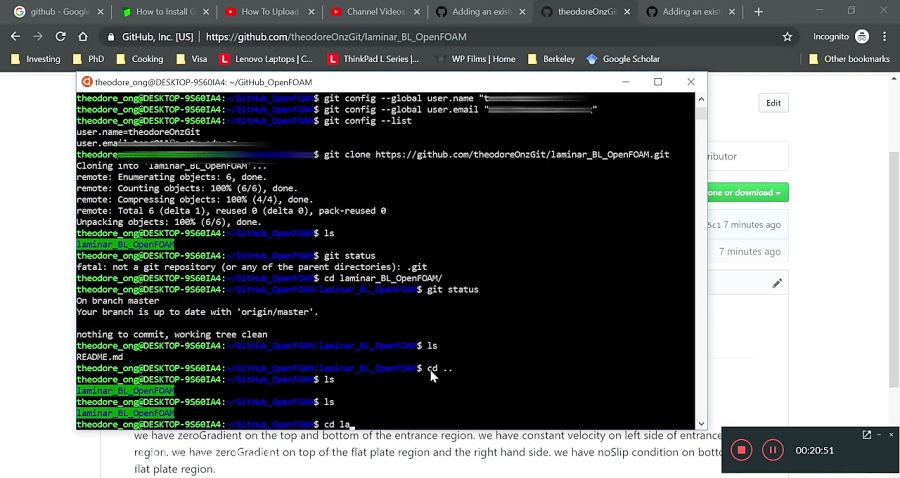 GitHub Basics Part II for OpenFoam