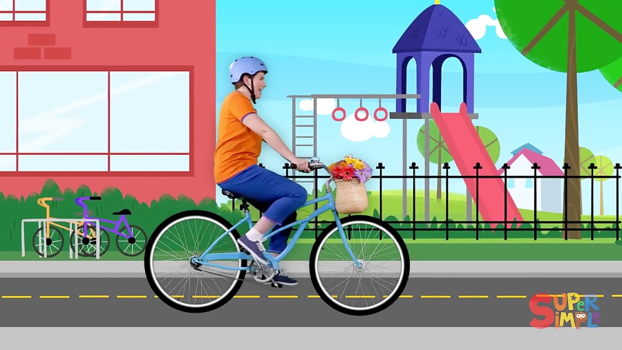 I Like To Ride My Bicycle _ Nursery Rhymes From Caitie's Classroom