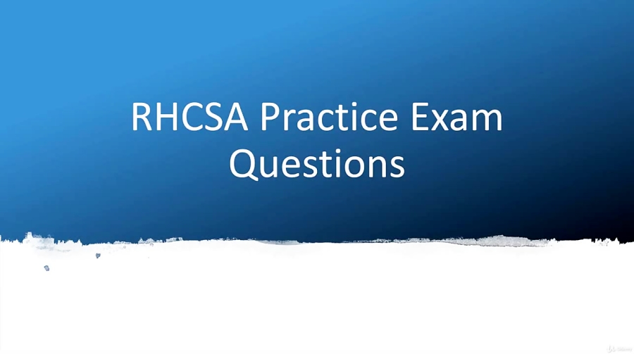 Udemy - RHCSA Practice Exam Questions Video Course(EX200-RHEL 8.0)