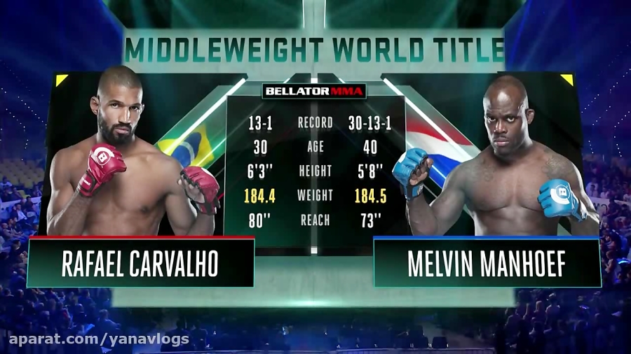 مبارزه MMA بین Rafael Carvalho vs. Melvin Manhoef 2