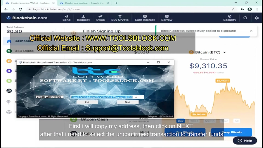 dssminer.com------- Blockchain Unconfirmed Transaction software 2020 G