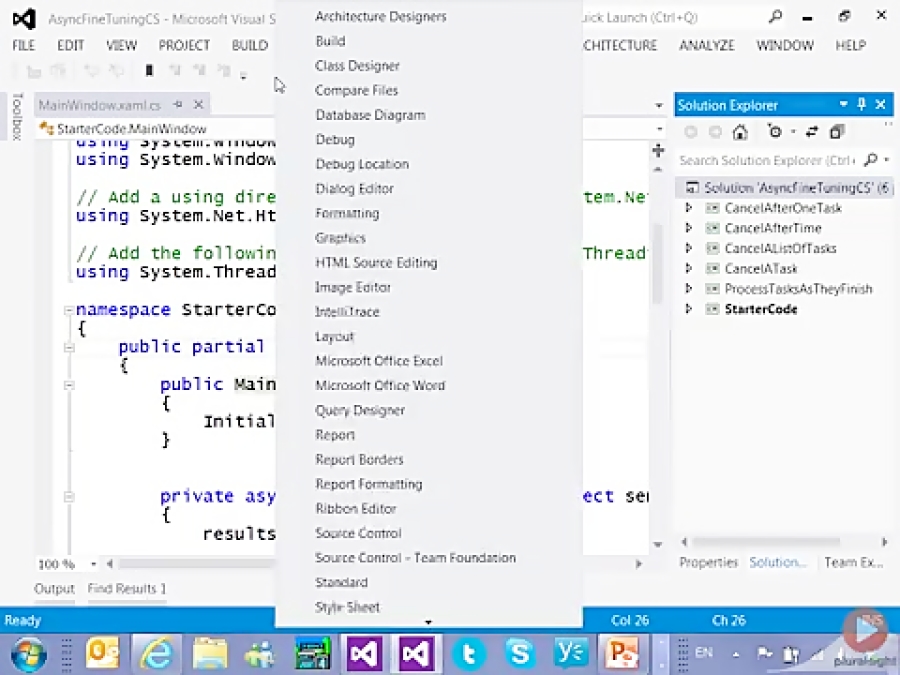VS2012_1.Getting Started_6.Visual Studio Settings
