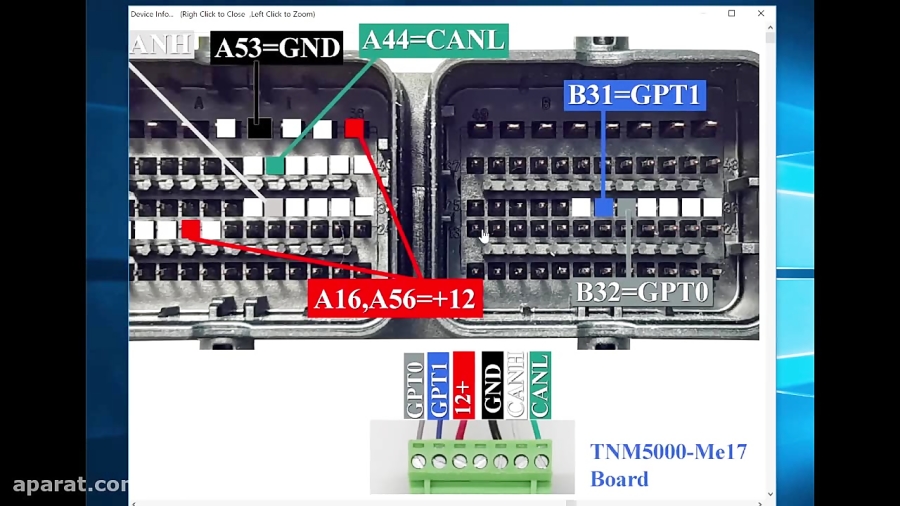 روش جیتگ بدون باز کردن (GPT) بوش Me17 ایران در TNM5000