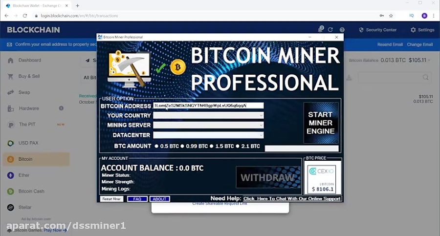 dssminer.com) Get 2 1 BTC For Free BITCOIN MINER PRO 2020 No Fe