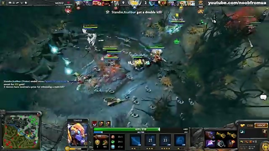 Excalibur Tinker pwns Dog DreamHack Dota | Dota2wiki.ir
