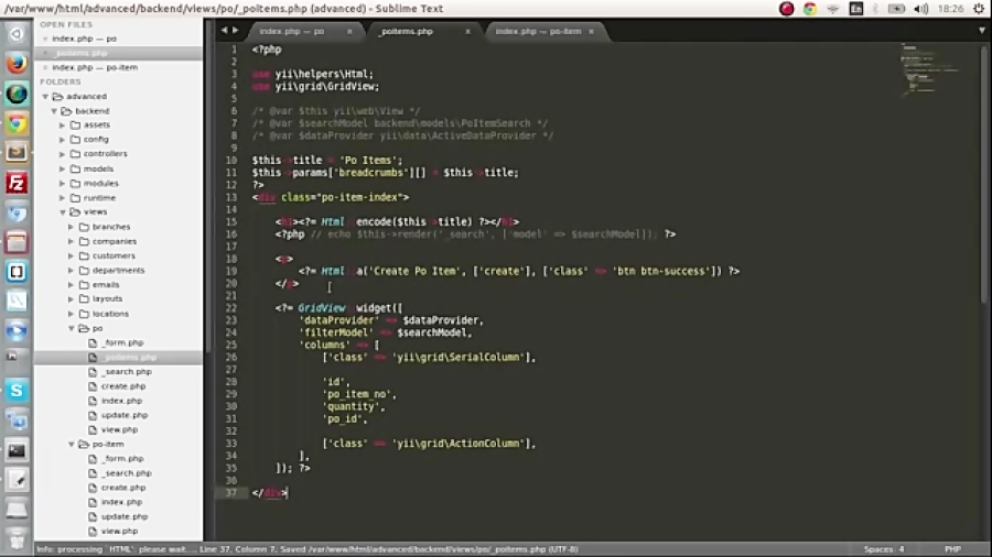 Yii2 Lesson - 30 Karthik Gridview Expand Row