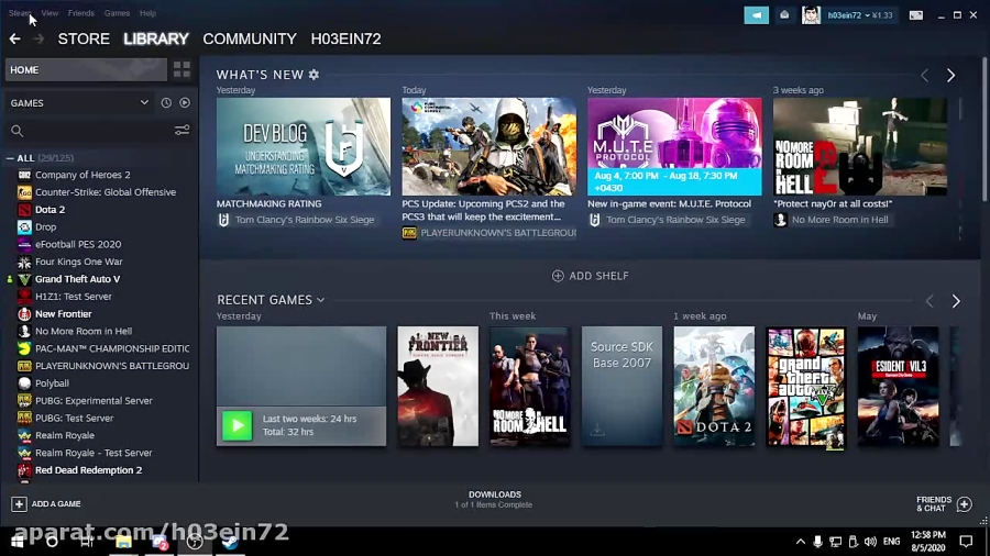 آموزش تغییر دادن Download Region Steam