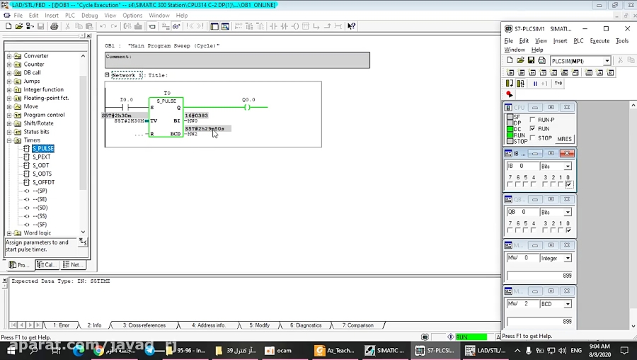 جلسه 5 آزمایشگاه کنترل صنعتی