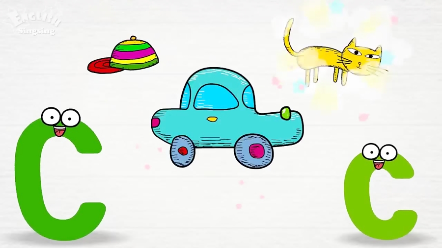 Alphabet song letter C